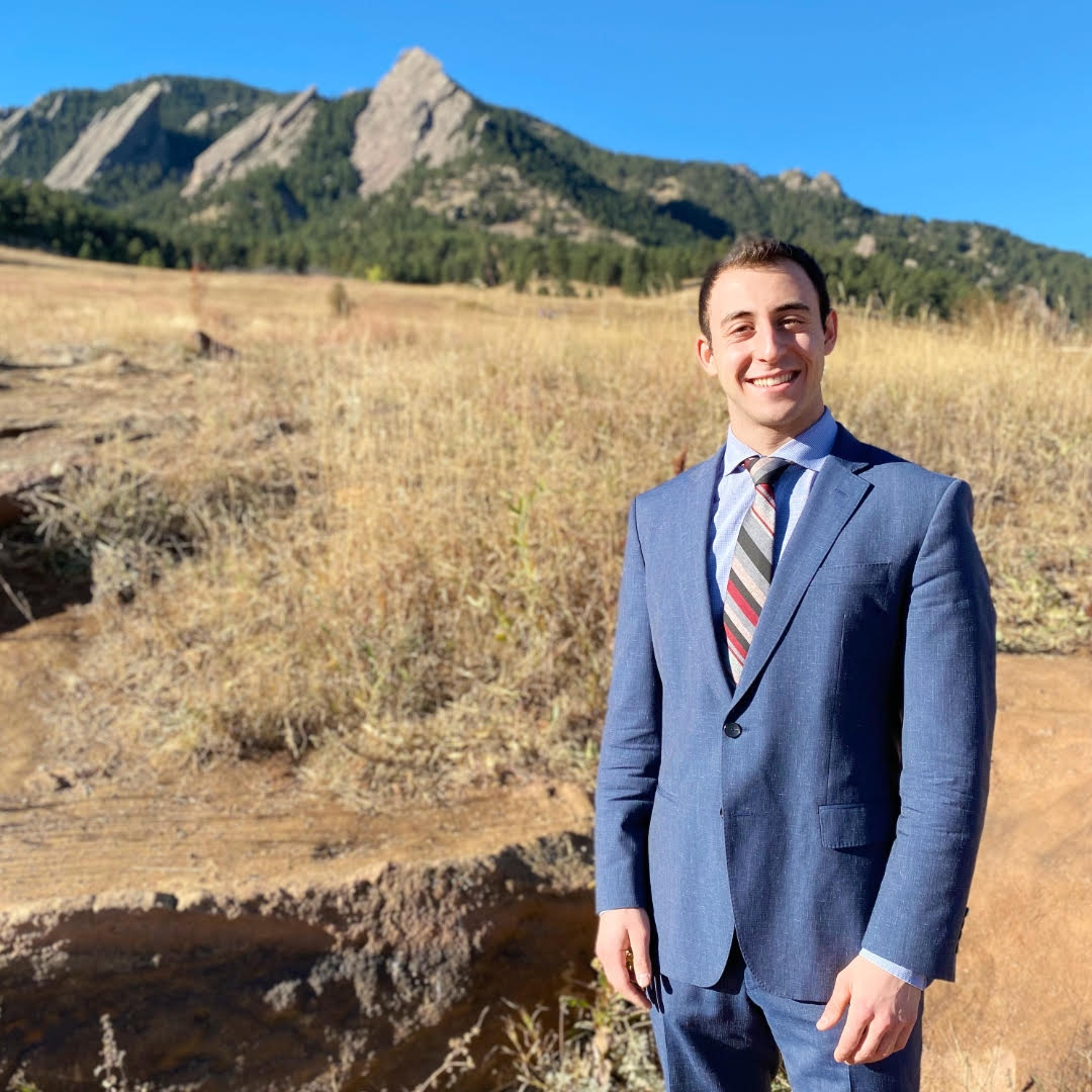 December 2021 - Climate Hero of the Month - Ethan Shapiro - 350 Colorado